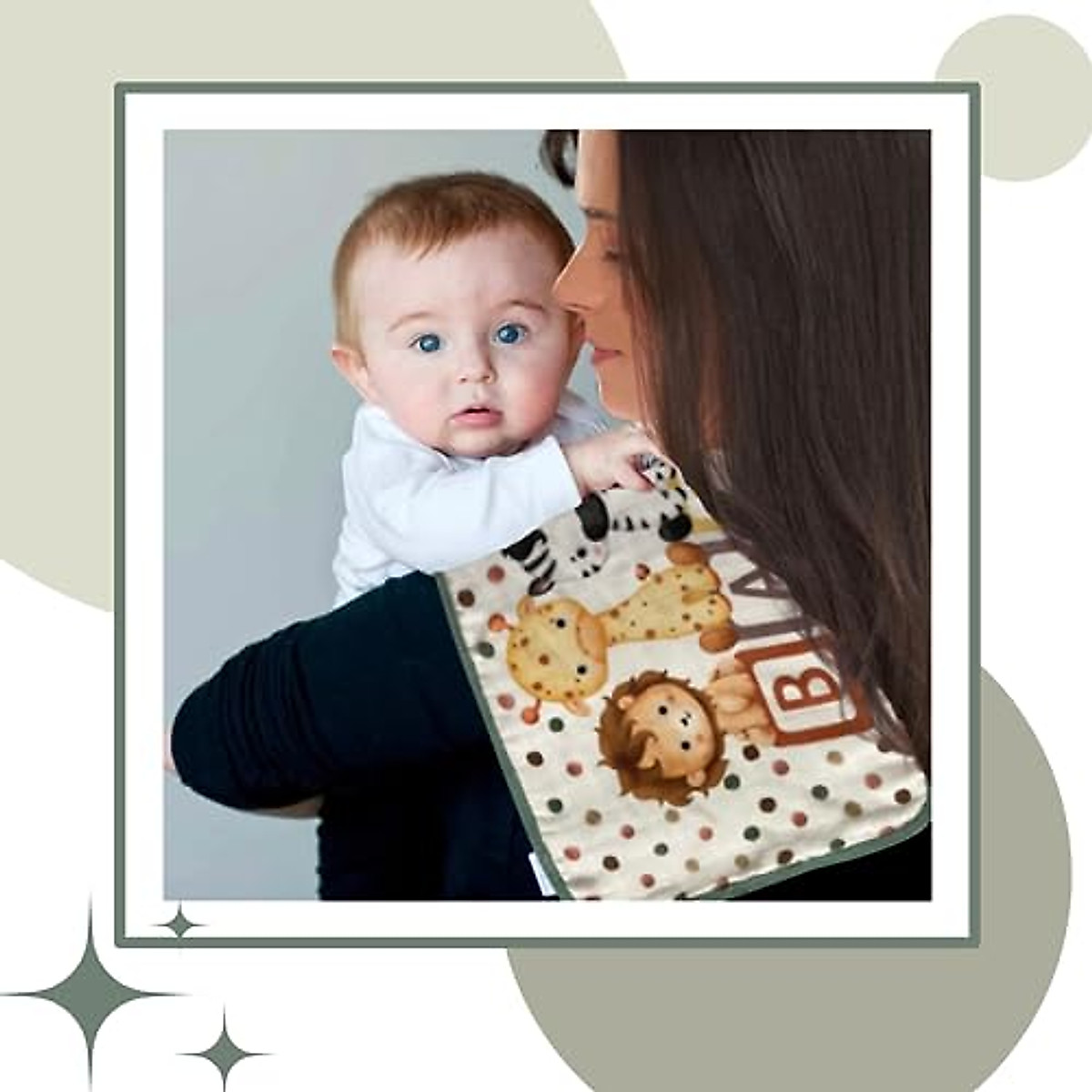 Luv Thy Casa Baby Burp Cloths Pack of 3 – 10 x 20 Inch Cotton Burp Cloths – Burping Cloths for Babies – Organic Bamboo and Cotton Burp Clothes – Burp Cloths Neutral