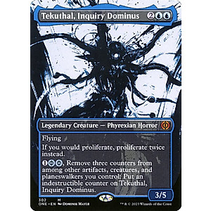 Magic: the Gathering - Tekuthal, Inquiry Dominus (302) - Borderless - Phyrexia: All Will Be One