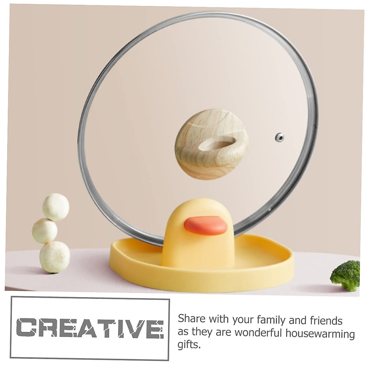 DOITOOL Pot Lid Rack Plastic Cap Multifunction Pp