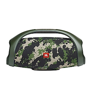 JBL Boombox 2 - Portable Bluetooth Speaker, Powerful Sound and Monstrous Bass, IPX7 Waterproof, 24 hours of Playtime, Powerbank, JBL PartyBoost for Speaker Pairing for Home and Outdoor (Camo)