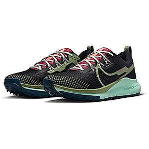 Nike Men's React Pegasus Trail 4, Black/Alligator-Canyon Rust, 15 M US