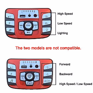 24V Children's Electric Vehicle 2588 Power Supply Central Control Switch Multi-Function Bluetooth Connection Music Power Display Center Panel Electric Toy Car Replacement Parts