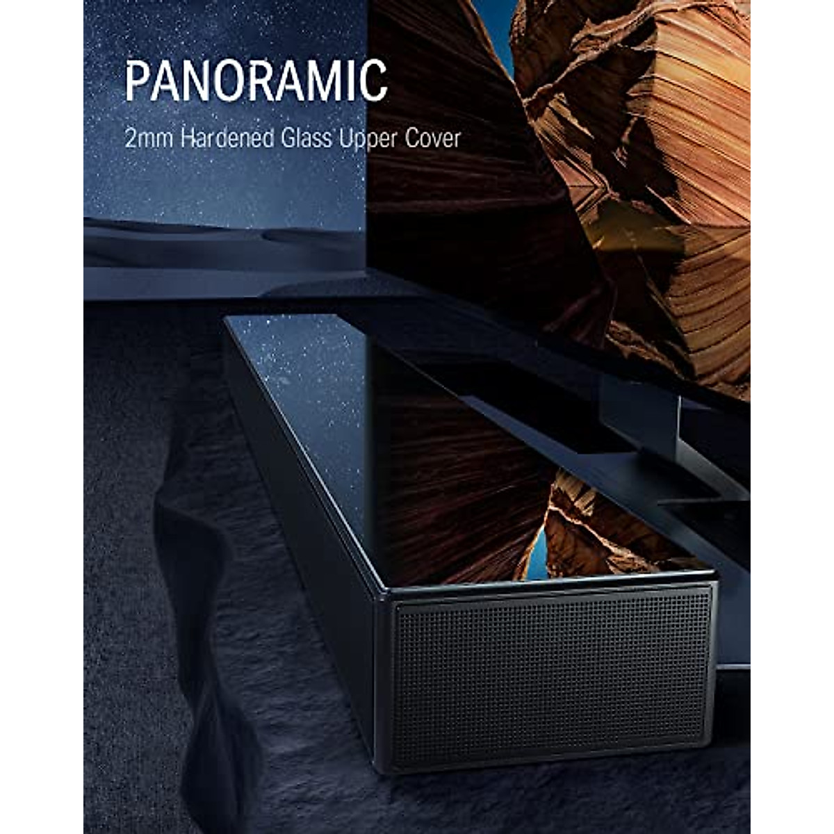 Donner Soundbars for TV, Dolby Atmos Surround Sound Home Audio Speakers with Bluetooth 5.3 and Equalizer Editor, TV HDMI Input, Stereo Home Theater with Built-in Woofers, DHT-S300