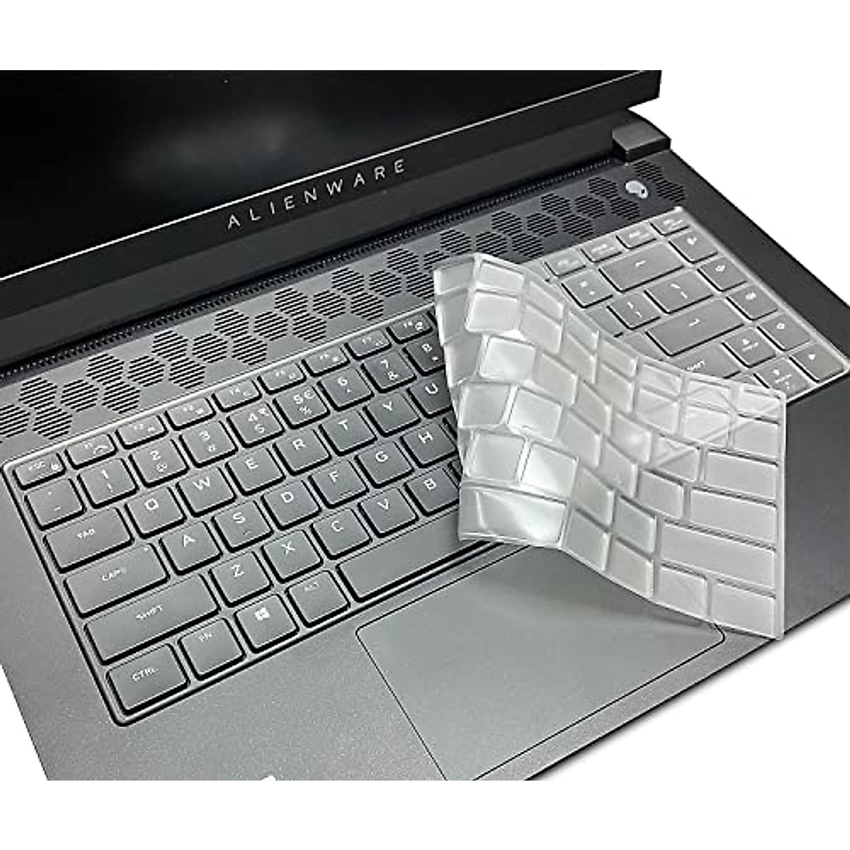 Keyboard Cover for Dell Alienware M15 R6 & M15 R5 Gaming Laptop, Dell Alienware X16 M16 M1, Dell Alienware x15 R1 & x17 R1, Dell G16 7630 7620 Gaming Laptop Keyboard Skin Cover Protector, TPU