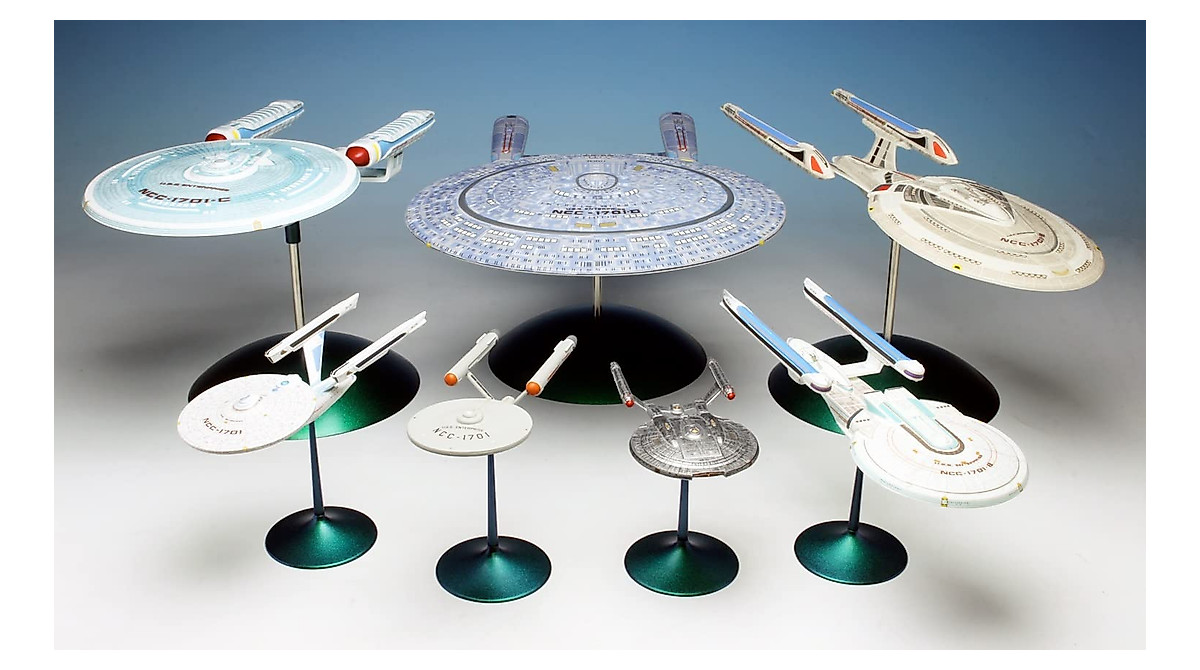 U.S.S. Enterprise Model Set - Snap-Together Star Trek Kits