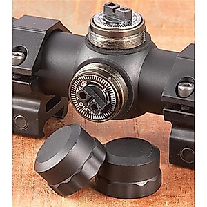 GOTICAL Ruger 10/22 and 3/8" Tactical 4x32 Compact Scope Rangefinder Reticle Hunting Riflescopes Cross-Hair Reticle and Ruger 10/22 Weaver and 3/8" Predrilled Receiver