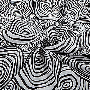 Kaffe Fassett Collective for FreeSpirit Onion Rings Black, Fabric by the Yard