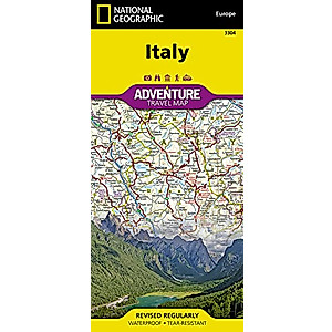 Italy Map (National Geographic Adventure Map, 3304)