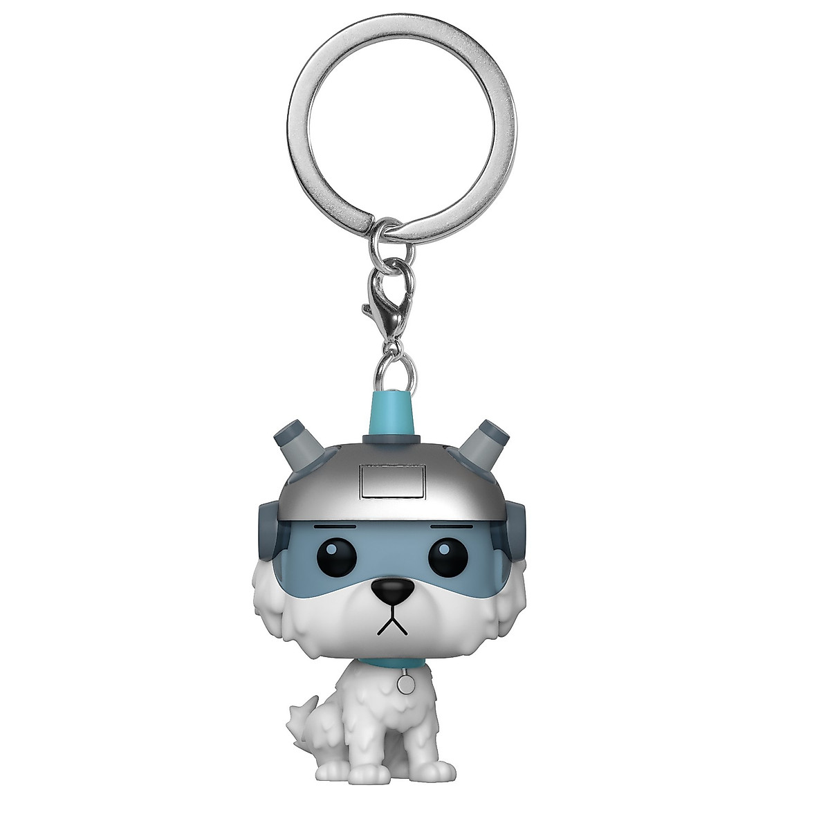 Funko Pop Keychain: Rick & Morty - Snowball Collectible Figure, Multicolor