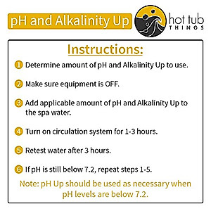 Hot Tub Things pH up and Alkalinity Up 2 Pounds - Protects Your Spa with pH Plus and Alkalinity Increaser for Hot Tub, Pool, and Swimming Pool Spa.