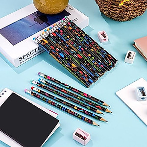 100 Pcs Motivational Pencils Bulk, Fun Inspirational School Pencils for Classroom, Cute Wood Pencils with Encourage Positive Sayings, Back to School Supplies for Kids Student Teacher Classroom Reward