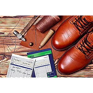 Sales Order Books, 3 Pack, 2-Part Carbonless (White/Canary Yellow), 4-1/8 x 7-3/16 inches, by Better Office Products, 50 Sets per Book, 150 Total Sets, 3 Books