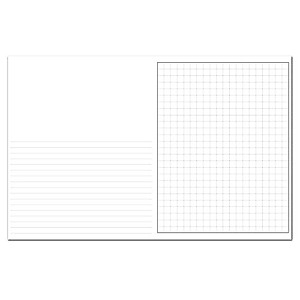 BookFactory Elementary School Math Journal/Classroom Math Book - 10 Pack (8.5" x 11" -32 Pages) Saddle Stitched (JOU-032-7CSS-MJ-[10-Pack]-PJX)