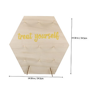 Didiseaon DIY Donut Display 2 Sets Wooden Donut Stand Buffet Desk Baby Donut Holder