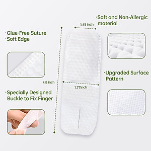 Tongueclear Finger Teeth Wipes for Adults, 60pcs, Oral Brush ups for Teeth Cleaning, Deep Cleaning Teeth Wipes, Gum Cleanning, Teeth Whitening Wipes, Oral mucosa Cleaner, Mint Flavor