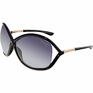 Tom Ford TF 9 Whitney 01D Black Women's Polarized Sunglasses
