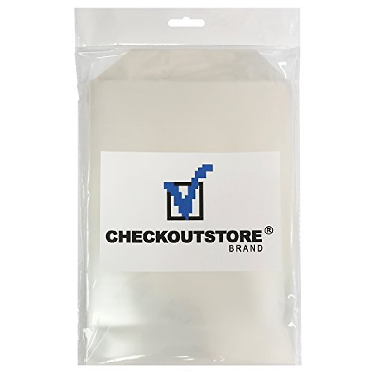 100 CheckOutStore® Clear Storage Pockets (6 3/4 x 9 1/2)