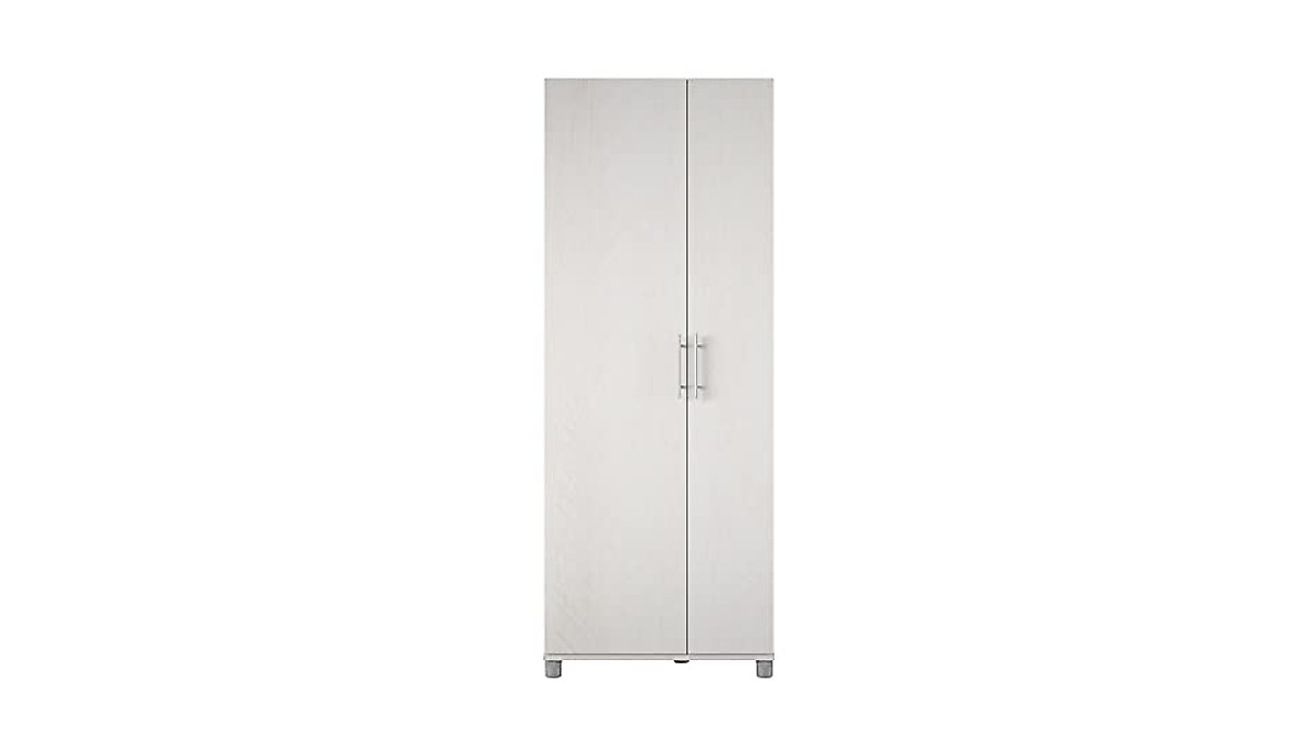 SystemBuild Evolution Camberly Tall Cabinet in Ivory Oak