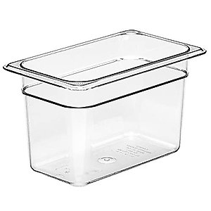 Cambro Camwear (46CW135) Food Pan, 1/4 by 6-Inch, Clear