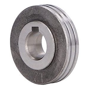 5Pcs Welder Wire Feed Roller 1.2‑1.2mm Groove Bearing Steel Wire Feeding Guide Wheel for OTC MIG Welding Machine