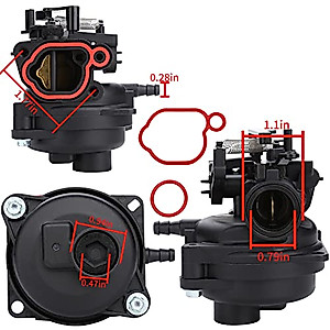 Leadrise 799584 592361 Carburetor Lawnmower Fits Carburetor Replacement for 592361, 594057, 594058, 594529, 799584, 09P702, 103M02, 550EX, 625EX, 675EX, 725EXI, TB110, TB200
