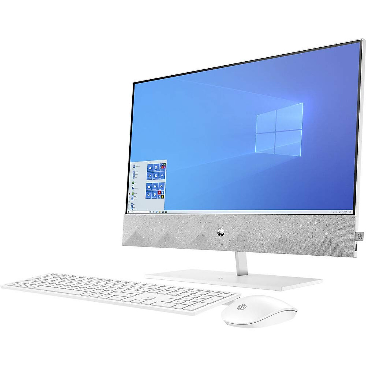 HP Pavilion 27 Touch Desktop 2TB SSD 32GB RAM Extreme (Intel Core i7-10700K Processor 3.80GHz Turbo Boost to 5.10GHz, 32 GB RAM, 2 TB SSD, 27-inch FullHD Touchscreen, Win 11) PC Computer All-in-One