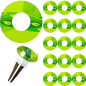 Jetec 100 Pieces Seed Pot Labels PVC Grow Baskets Stick Hydroponic Plant Label for Seedlings Seed Sticks for Understanding Plant Growth