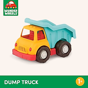 Battat- Wonder Wheels- Dump Truck – Toy Truck For Toddlers – Moveable Parts- Durable & Sturdy Construction Toy – Recyclable – Dump Truck