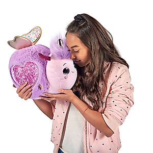 Rainbocorns Jelly Shake Surprise Series 2 Snail by ZURU Cuddle Plush Scented Stuffed Animal, Slime Mix, Talkback Feature and More, Ages 3+ (Snail)