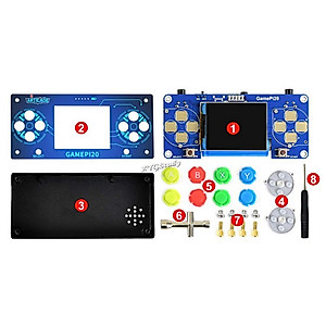 GamePi20 Accessories Add-ons Handheld Game Console Kit Raspberry Pi Classic Portable Retro Video Gaming Console 2.0 inch 320x240 IPS Screen Display Monitor for Pi Zero / Zero W / Zero WH @XYGStudy