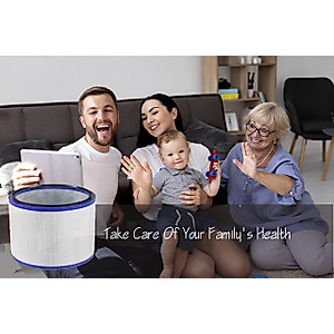 LIANRUN Replacement Filter for Dyson HP00 HP01 HP02 HP03 DP01 DP02 DP03 HEPA Compatible with Desk Replace Part # 968125-03 for Dyson Pure Hot Cold Link Fans