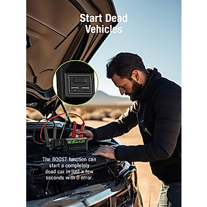 YESPER Jump Starter Portable,1500A Peak Car Jumper Starter Portable, Jump Box for Car Battery, 12V Auto Battery Booster Pack(Up to 6L Gas and 4L Diesel Engine)with Smart Safety Jumper Cable&LED Light