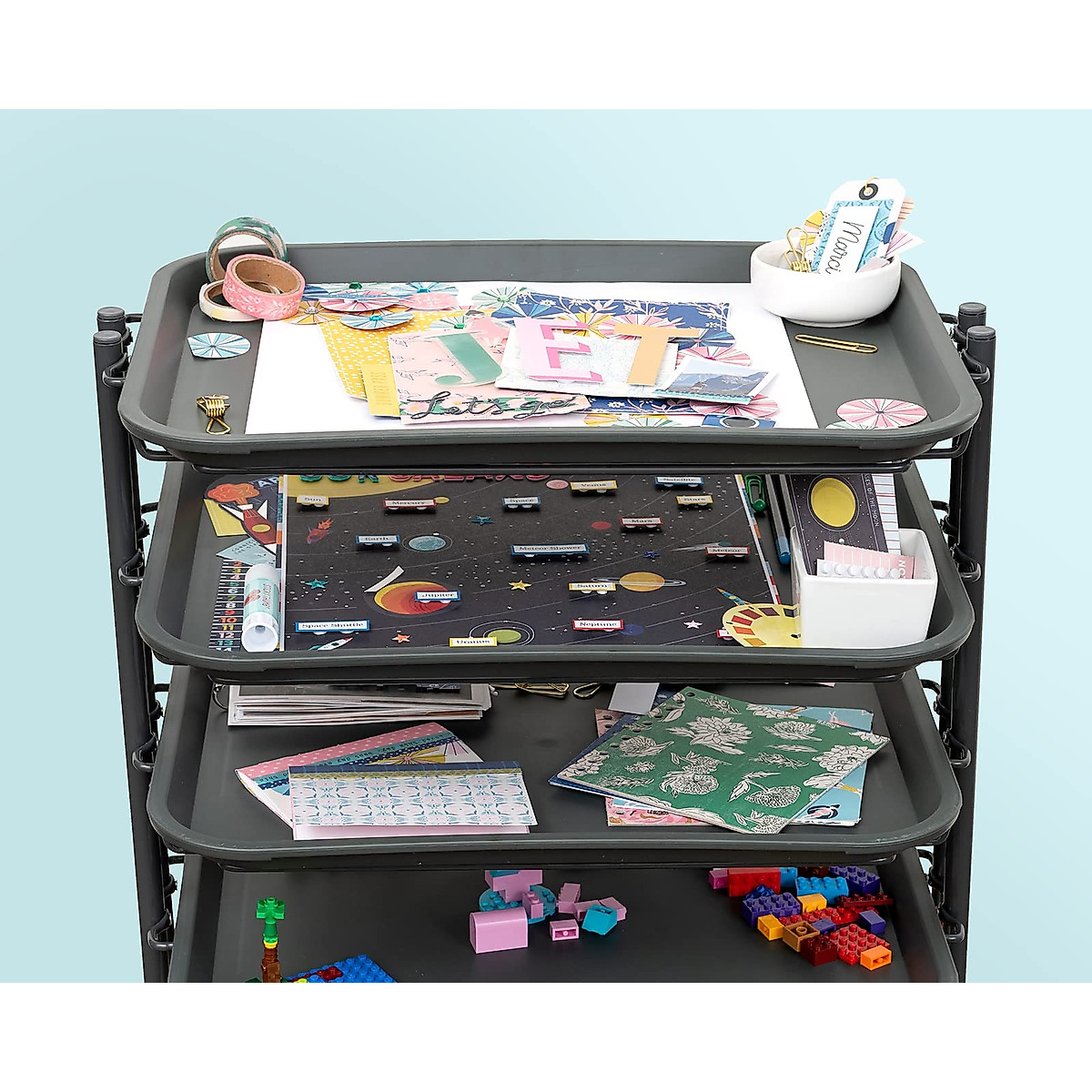 We R Memory Keepers Storage Project Cart- 6 Removable Trays