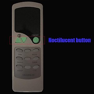 Replacement for DANBY Air Conditioner Remote Control for Model DPA120E1BDB DPA120E1WDB DPA100EAUWDB DPA100EAUBDB DPA120EAUWDB DPA120EAUBDB DPA120HEAUBDB DPA140HEAUBDB DPA140HEBUBDB DPA140HEAUWDB