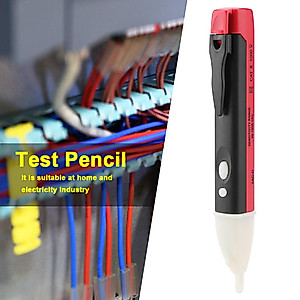 Red Test Pencil Non Electricity Measurement Voltage Tester Electricity Detector with LED Light Electricity Voltage Tester