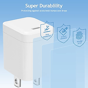 NASREIN PD Fast Charger 20W,2-Pack USB-C Power Adapter Wall Charger PD3.0 USB Type C Charging Box Brick Plug Block Cube for ipad,iPhone 13/12/11,AirPods,Sumsung Galaxy,Moto,Pixel,Android Cell Phones