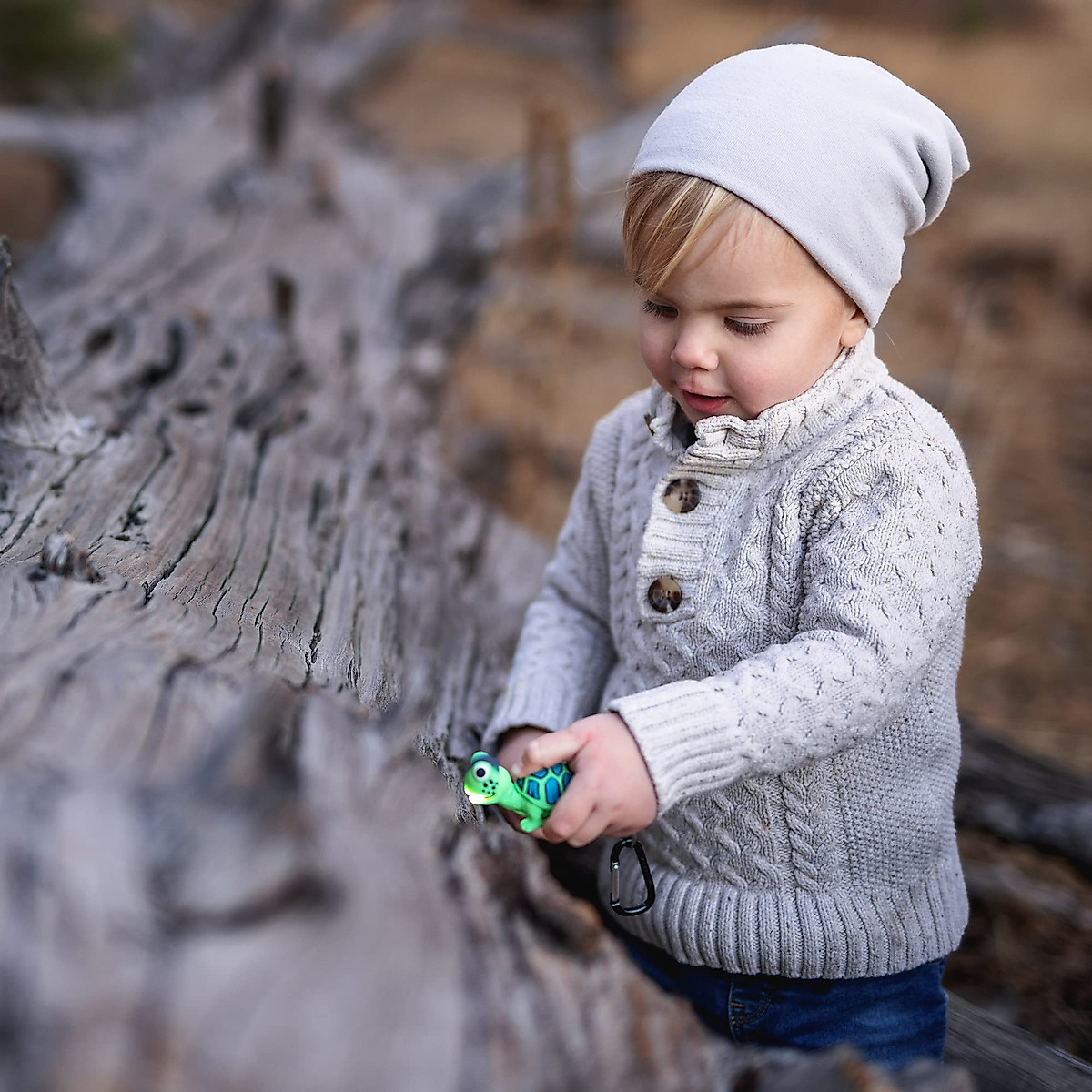 Big Discoveries WildLight Animal Carabiner Flashlight - Fun Mini Keychain Flash Lights for Kids, Nurses, Camping