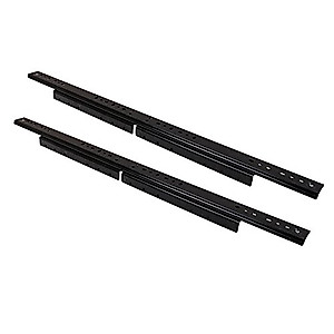 ECLV 33 1/2'' Table Leaf Sliding Brackets Dining Table Extender Brackets Coffee Table Slides,Computer Desk Extender,Black