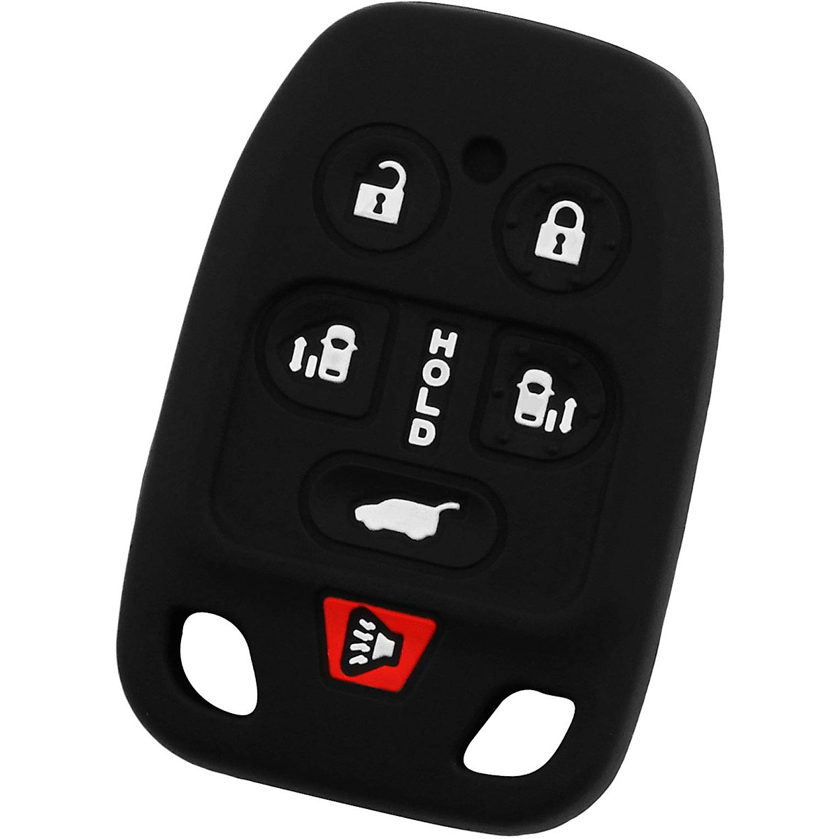 KeyGuardz Keyless Remote Car Key Fob Outer Shell Cover Soft Rubber Case for Honda Odyssey 11 12 13 14 N5F-A04TAA