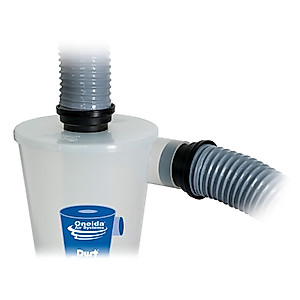Oneida Air Systems Dust Deputy 2.5 DIY Cyclone Separator XL: Highest CFM Collector for Wet/Dry Shop Vacuums (DD 2.5 DIY)