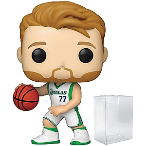 POP NBA: Mavericks - Luka Dončić (City Edition 2021) Funko Vinyl Figure (Bundled with Compatible Box Protector Case)