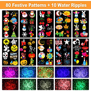 Mothers Day Projector Lights 2024 Upgrade, Mother's Day Gifts Party Decoration, 8 Themes Holiday Projector Light Show Outdoor