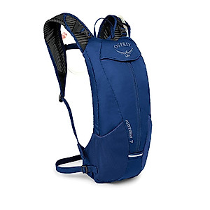 Osprey Katari 7L Men's Biking Backpack with Hydraulics Reservoir, Cobalt Blue