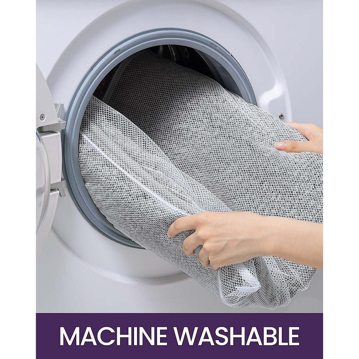 DEXI Bathroom Rug Mat, Extra Soft and Absorbent Bath Rugs, Washable Non-Slip Carpet Mat for Bathroom Floor, Tub, Shower Room, 24"x16", Grey