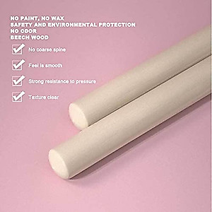Yoga Sticks Posture Corrector, Yoga Stick Stretching for Posture, Multipurpose Posture Correction Wooden Sticks, Open Shoulders and Open Back, Under 1.2m/47.24''(19.7in)