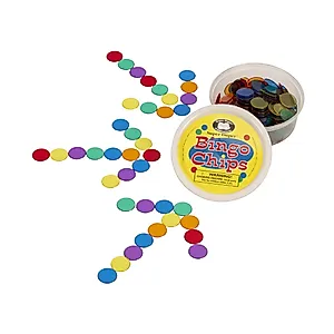 Super Duper Publications | Tub of Plastic Bingo Chips | Educational Learning Resource for Children