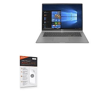 BoxWave Screen Protector Compatible with LG Gram 17" (17Z990) - ClearTouch Anti-Glare (2-Pack), Anti-Fingerprint Matte Film Skin for LG Gram 17" (17Z990)