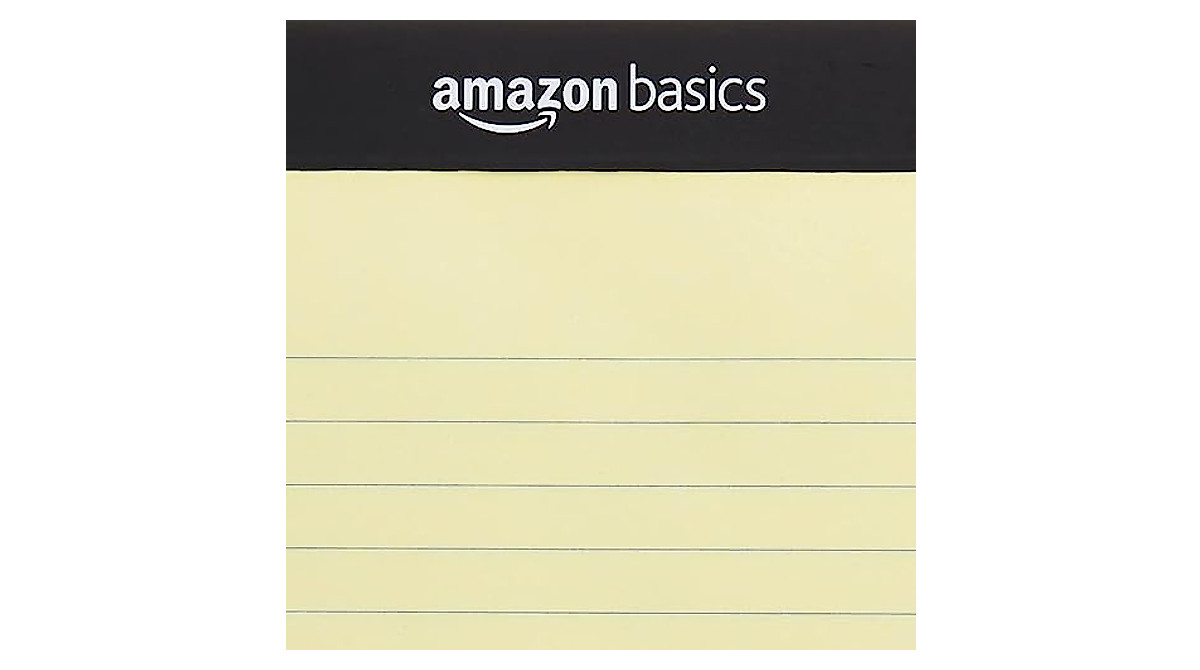 Amazon Basics Wide Ruled Notebook 12-Pack for Home and Office