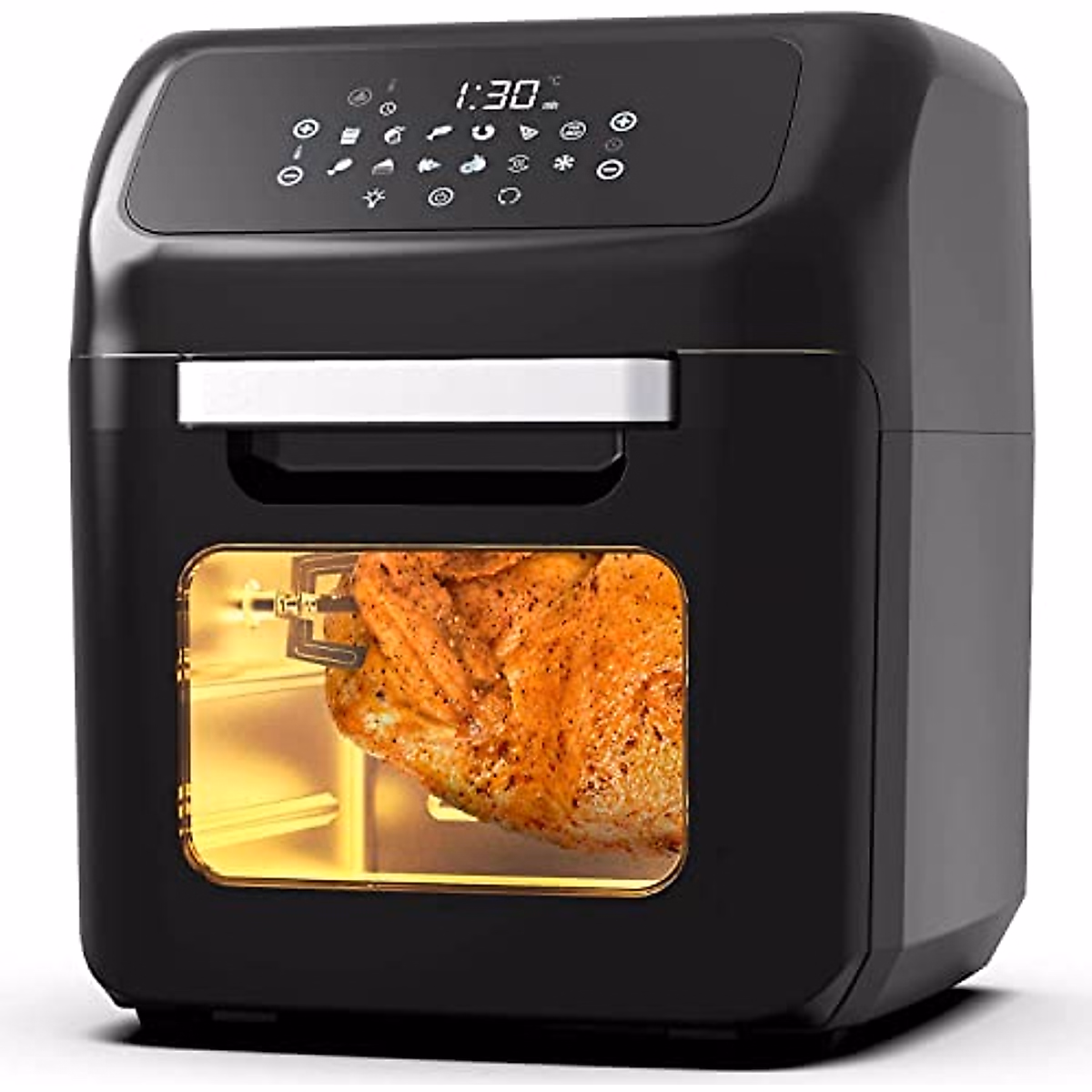 Pro Breeze 12.7 Quart Air Fryer Oven - Large Air Fryer Toaster Oven, 12 Cooking Modes including Rotisserie & Food Dehydrator, 19 Accessories