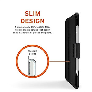 UAG Designed for iPad Pro 11" (4th Gen 2022, 3rd Gen 2021) Case Metropolis Rugged Heavy Duty Protective Cover Multi-Angle Viewing Folio Stand with Pencil Holder, Black by URBAN ARMOR GEAR